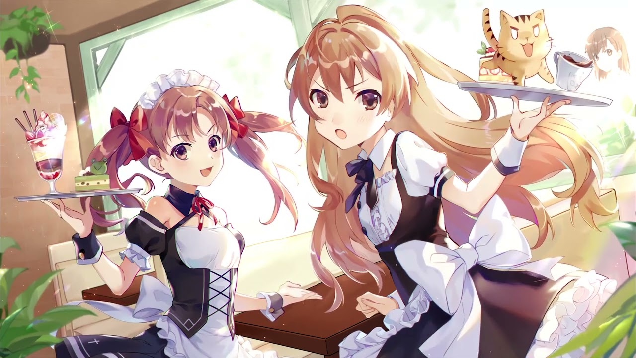 Wallpaper 4k live: Taiga Aisaka And Shirai Kuroko Maid Live Wallpaper