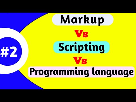Topic#2:- How to differentiate Markup language, Scripting and programming language in hindi