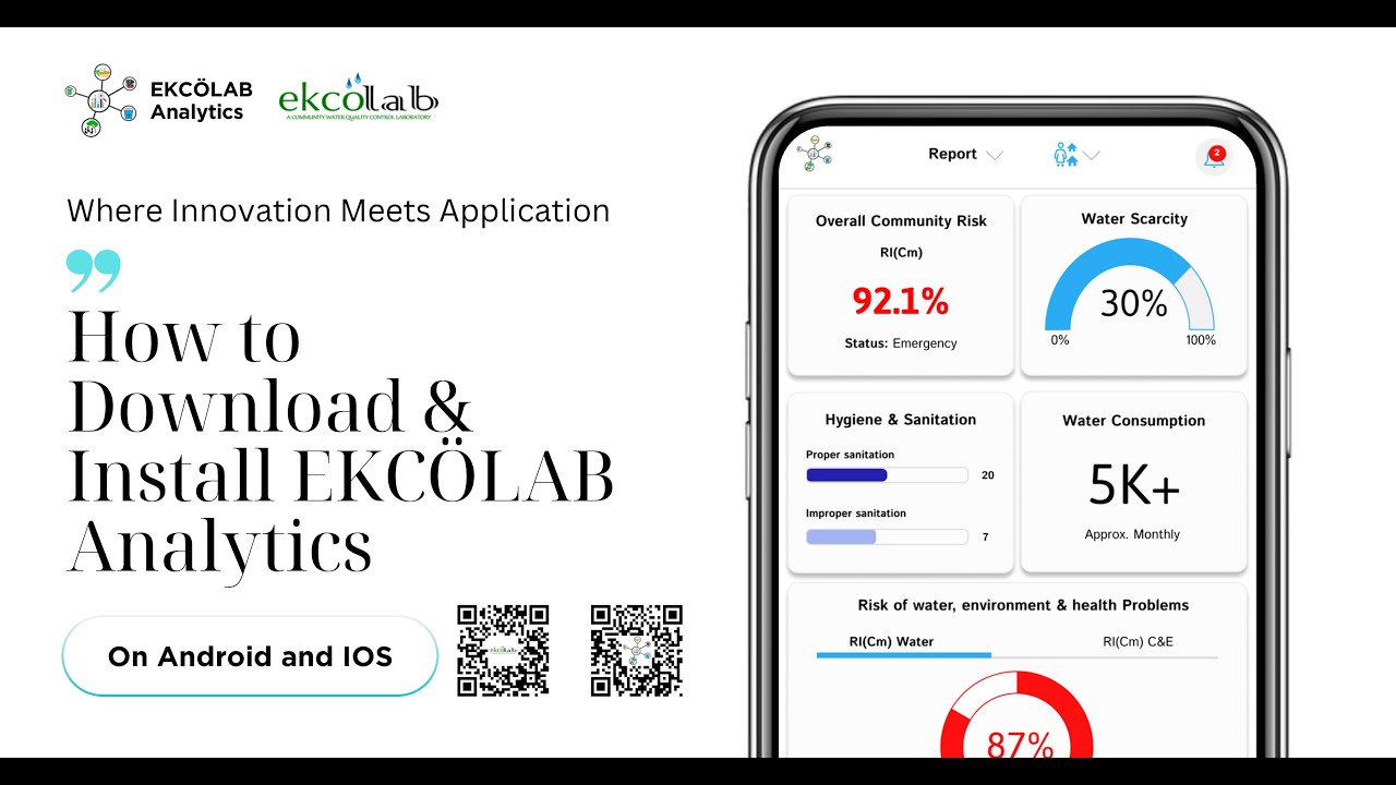 How to Install EKCOLAB Analytics as an android application on mobile