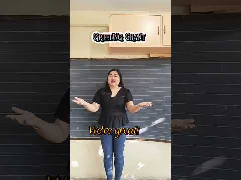 Greeting Chant #energizer #education