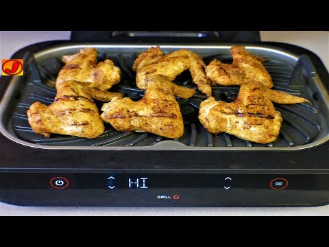 Grilled Chicken Wings in Ninja Foodi XL Grill | Grilled/Air Fried wings ninja smart xl grill