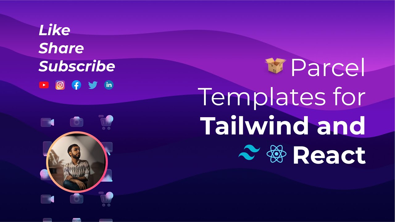Parcel template for Tailwind and React