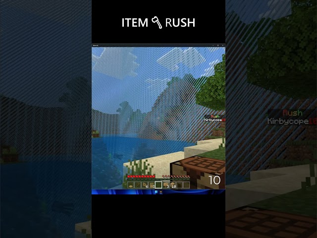Item Rush (Bedrock Map with Addon) Minecraft Map