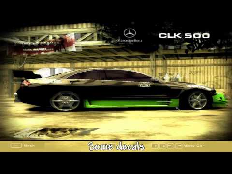 NFS Most Wanted Black Edition - Car customization