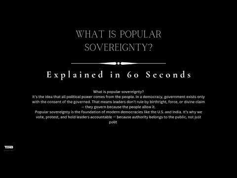 popular sovereignty Explained in 60 Seconds