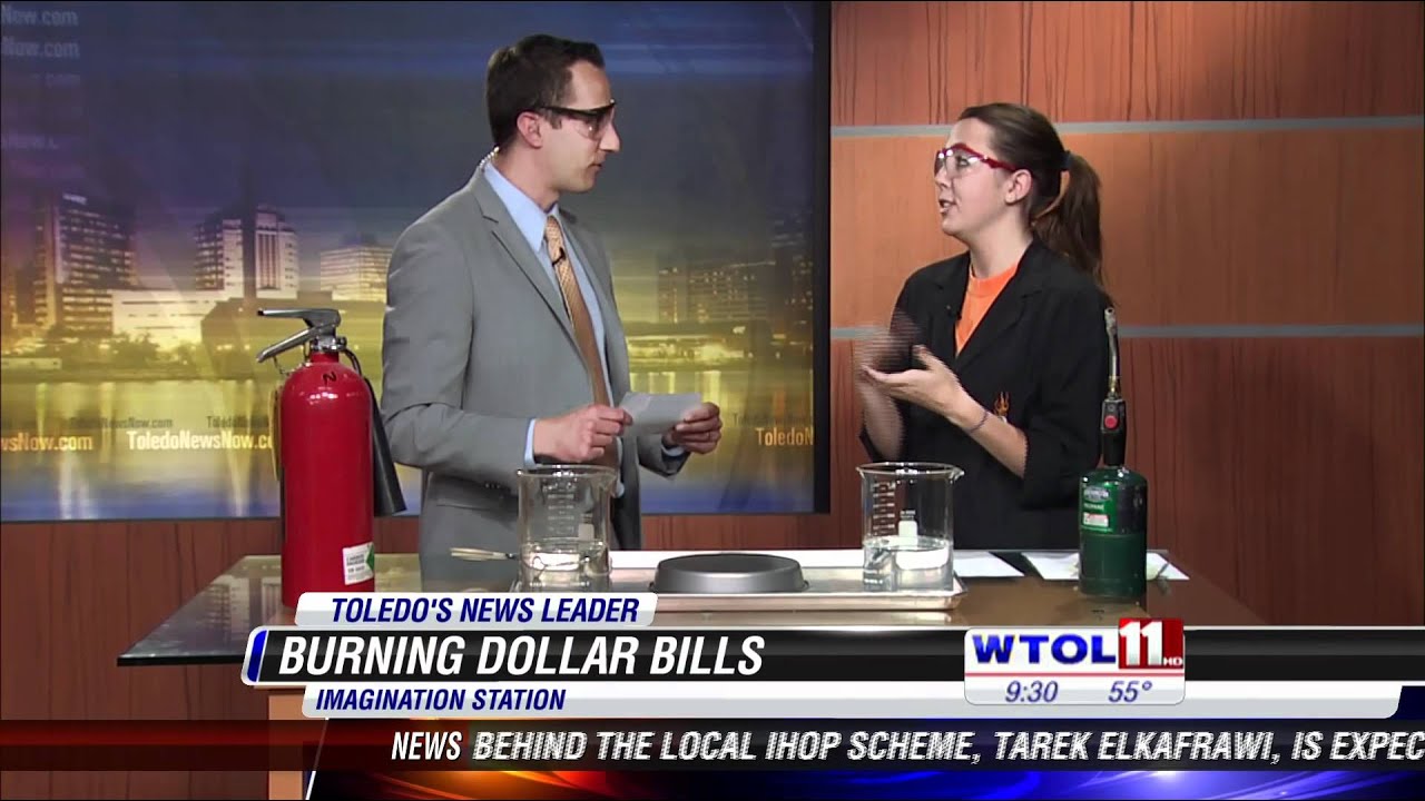 The non-burning dollar bill