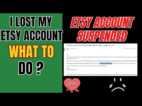 My ETSY Account Got Suspended for Policy Violation | Can I create New Account