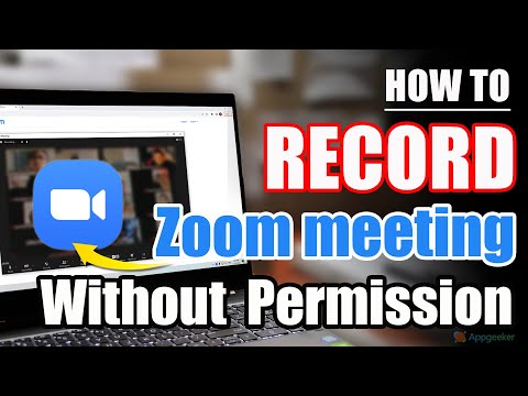 How to record Zoom meeting without permission [Mac & Windows]