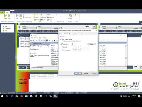 SRO 2018 | Crystal Reports Scheduler | Use windows service