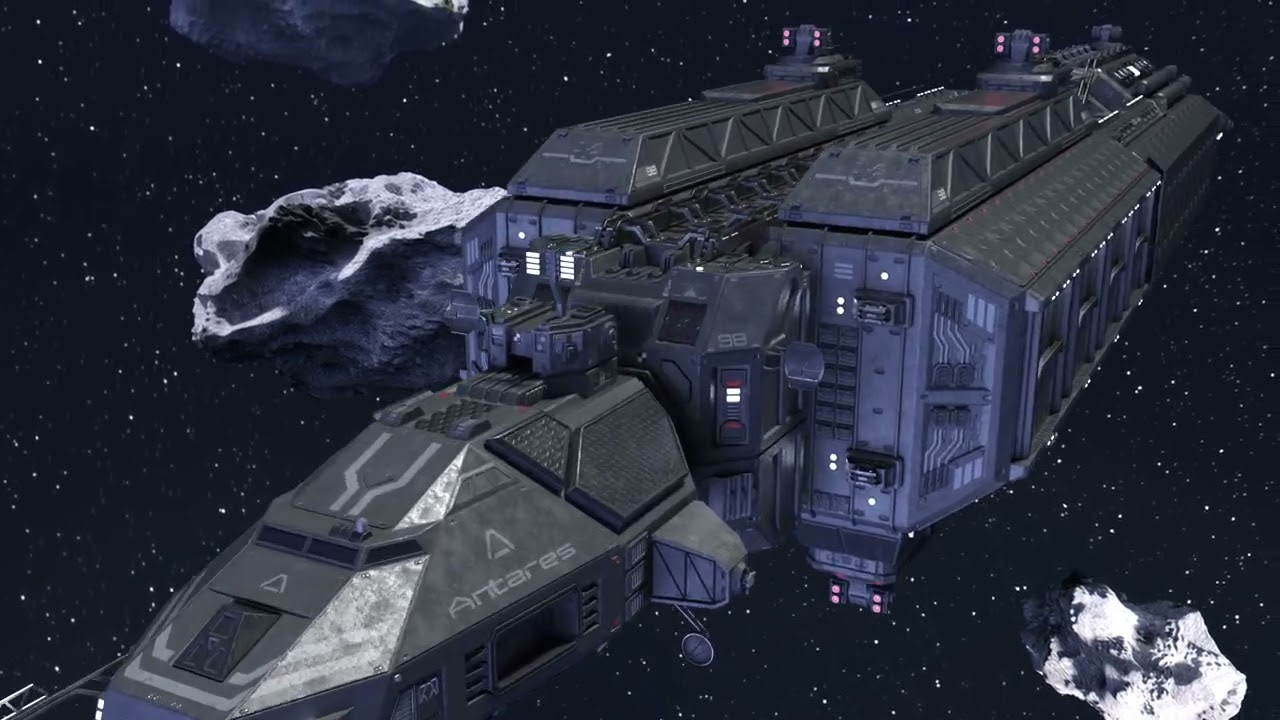Spaceship Antares render