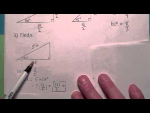 142 Section 6.2 (part 1) Right Triangle Trigonometry