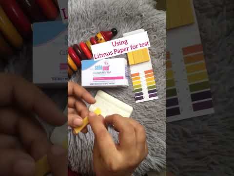 Sebamed Baby Cleansing Bar pH test #shorts #phtest #shortvideo #phtesting