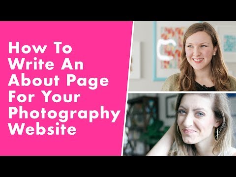 How To Write An About Page For Your Photography Website