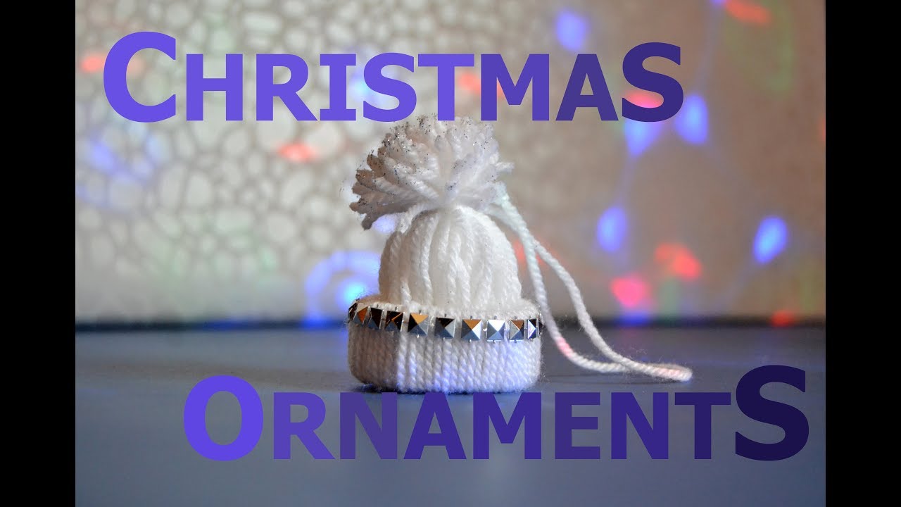 Mini winter hats for Christmas tree - Try Lovely DIY