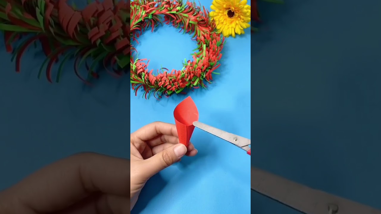 Paper craft Christmas Wreath
