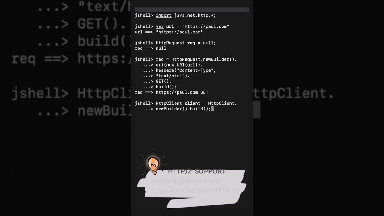 HttpClient | Java 11 | Java Feature in a Minute