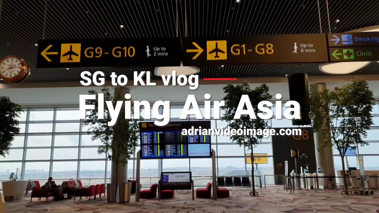Checking out Air Asia Rokki free wifi flying from SG to KL