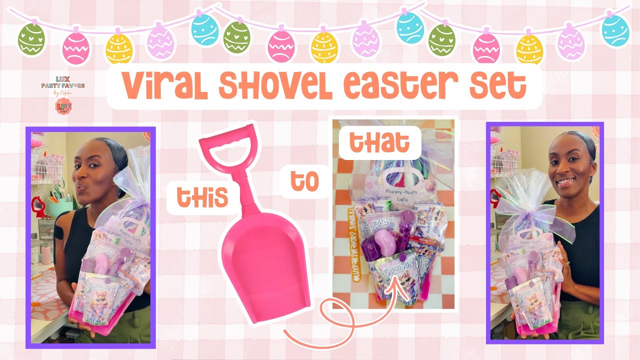 How to Make the Viral Easter Shovel Basket | DIY Personalized Easter Gift