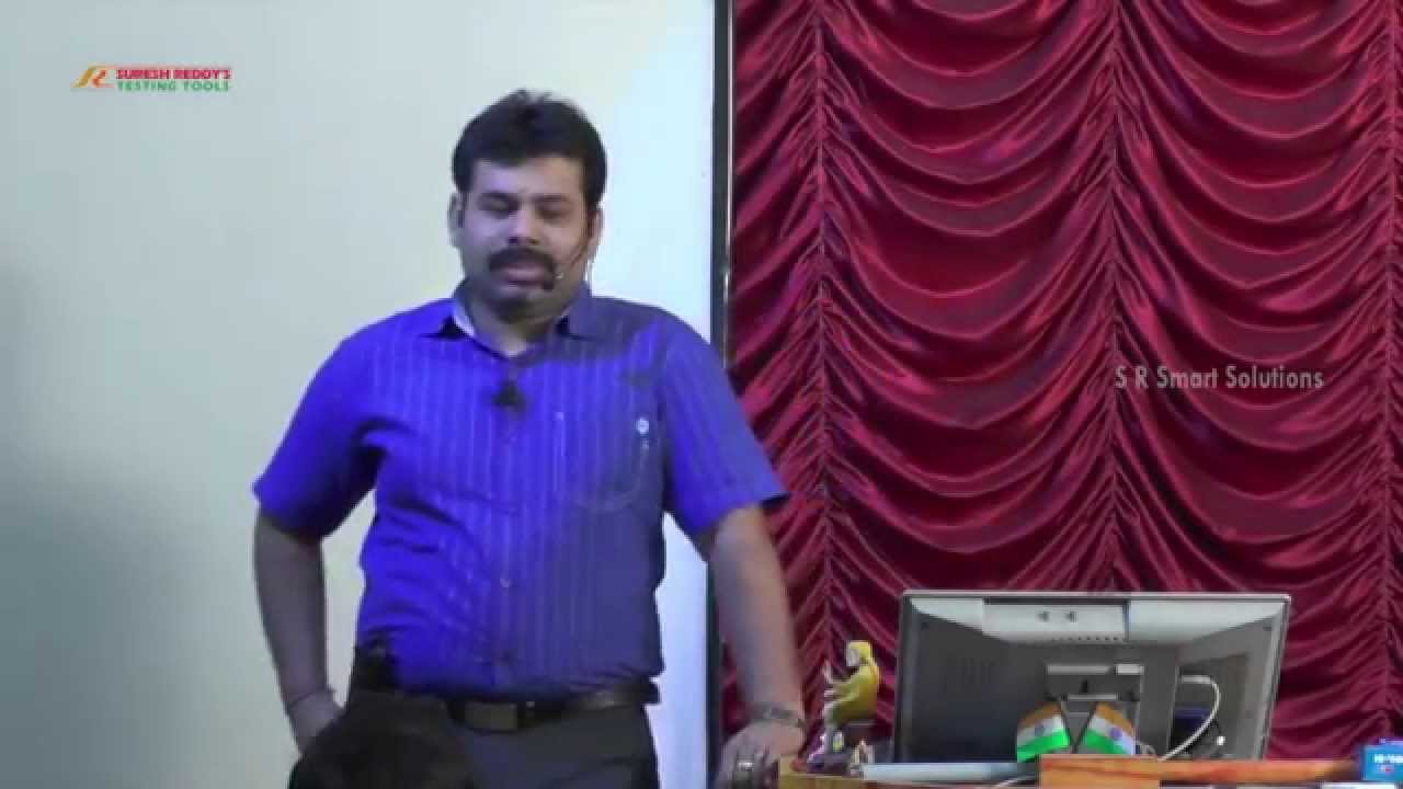 Software Testing Tools | Video Tutorials | Quality Check by Suresh Reddy