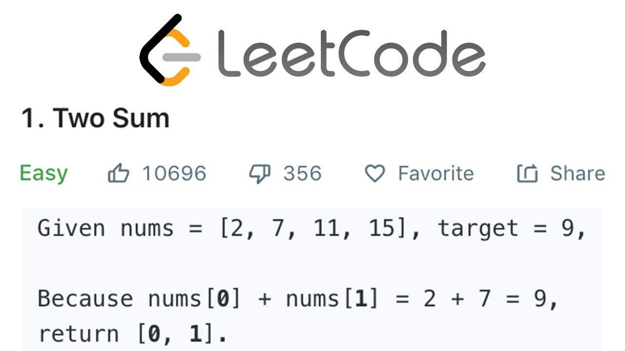 LeetCode Two Sum Solution Explained - Java