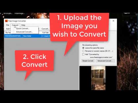Free Image Converter. (A 100% FREE).