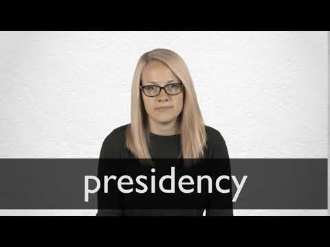 PRESIDENCY definition in American English | Collins English Dictionary