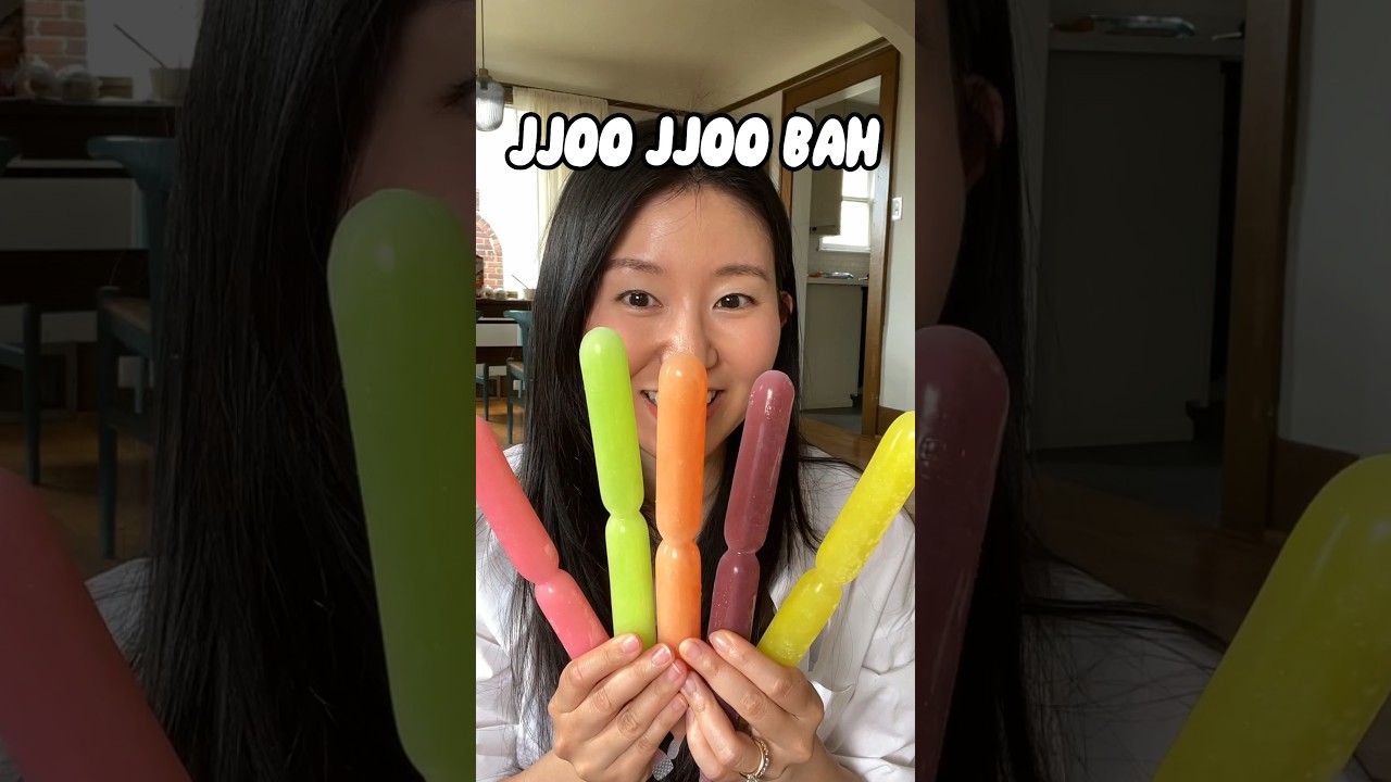 This is all Korean kids wanted in the summer #koreanfood #koreansnacks #icepop #asianfreezepop #쭈쭈바