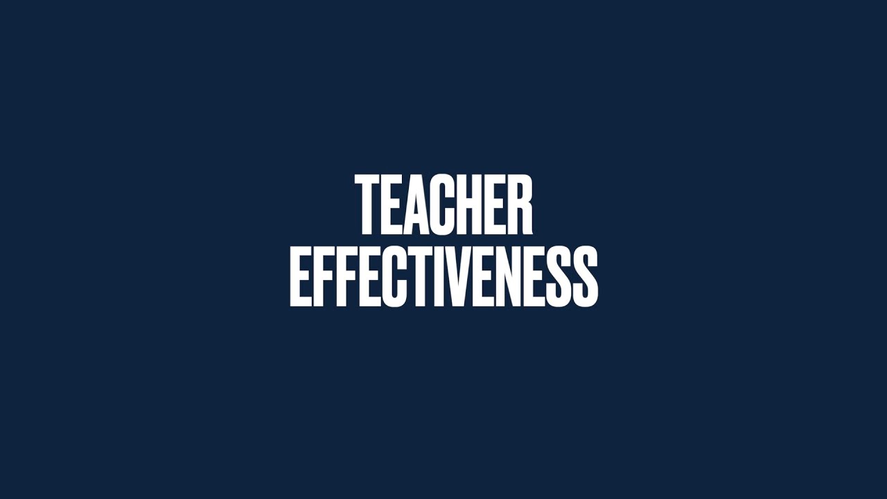 The Teacher Effectiveness Framework (P.E.I.P.)