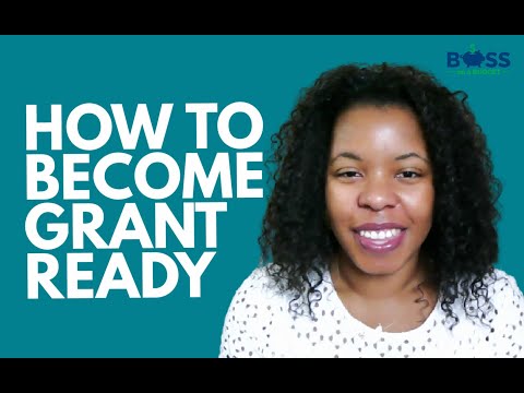 What it means to be grant ready