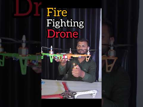 Fire Fighting Drone, New Science Project #shorts #science #technology #trending