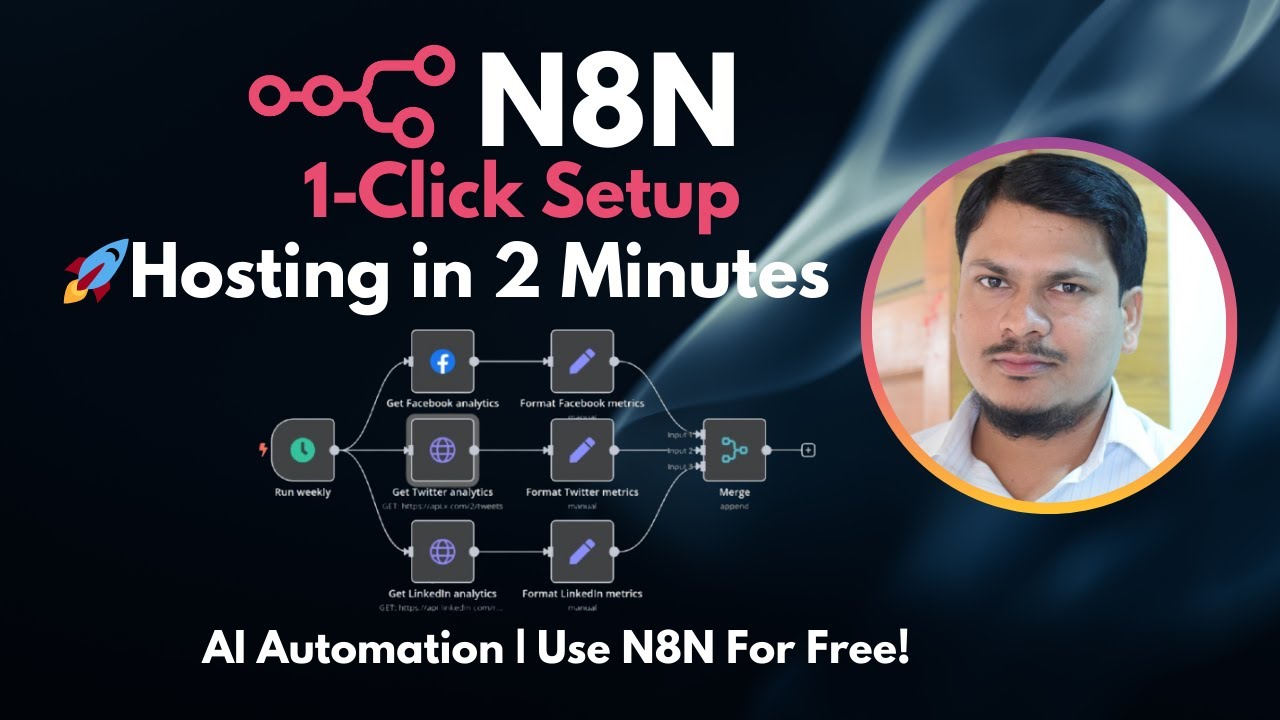🚀 Deploy n8n (In 2 Minute) | Self-Host n8n using Docker Compose | AI Automation Tool 🤖