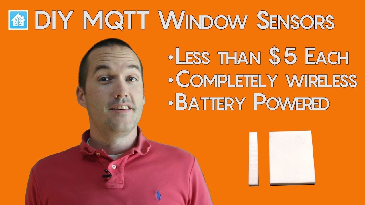 $5 DIY Wireless MQTT Smart Home Window Sensors