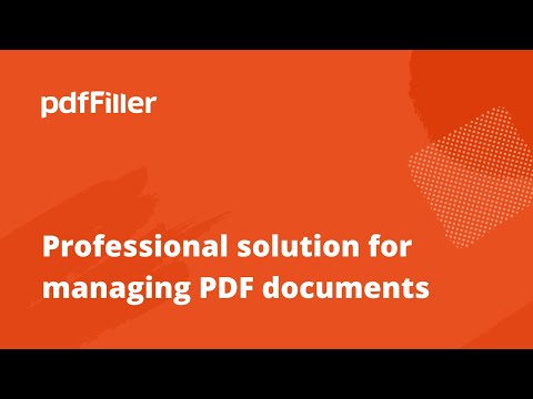 Save Time Managing Documents with pdfFiller