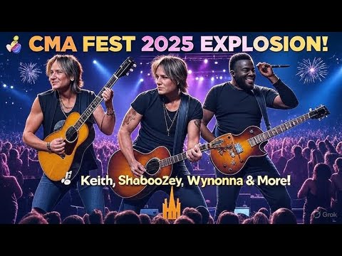cma fest 2025 keith, shaboozey, wynonna!! Festival Takes Over Nashville