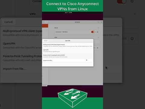 How to connect to Cisco Anyconnect VPNs from Linux