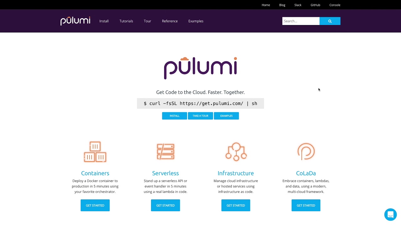 Getting Started with Containers and Serverless | Pulumi