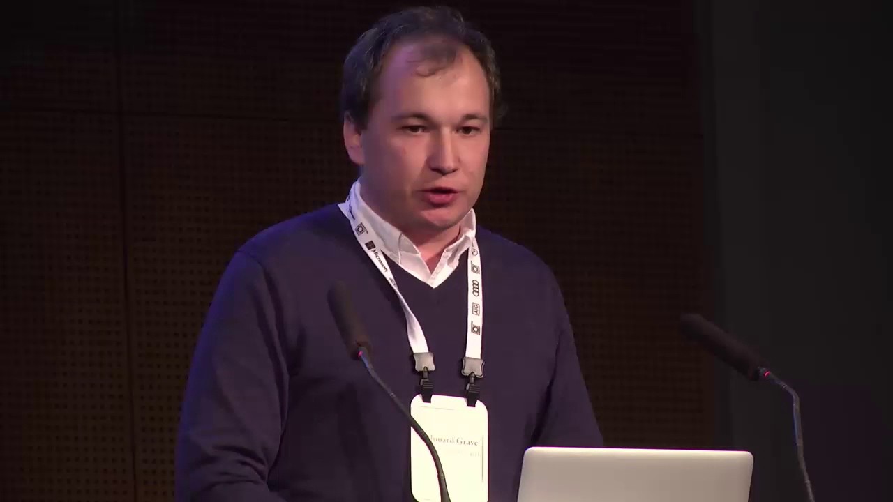 Edouard Grave: Efficient softmax approximation for GPUs