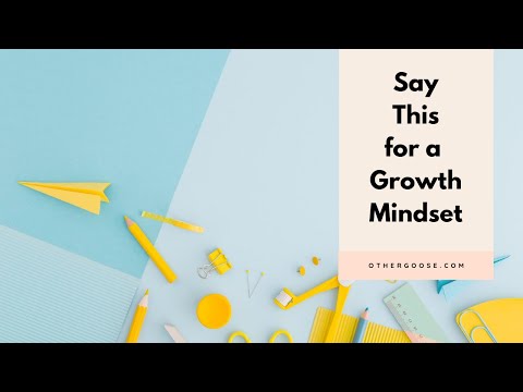 Your 1-word shortcut to a growth mindset.