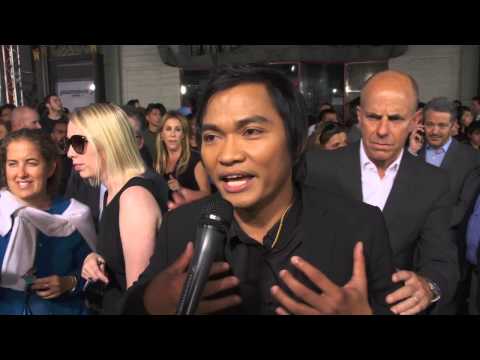 Furious 7: Tony Jaa Official Red Carpet Movie Premiere Interview / การสัมภาษณ์ | ScreenSlam