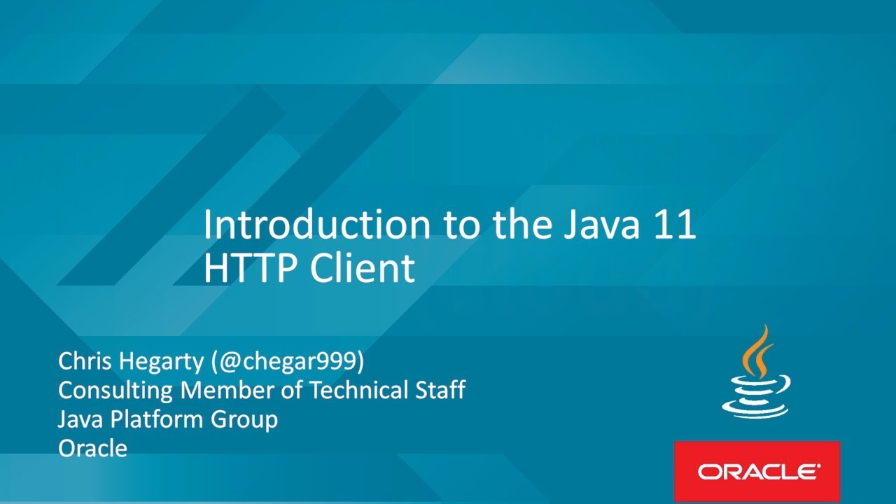 Introduction to the Java 11 HTTP Client with Chris Hegarty
