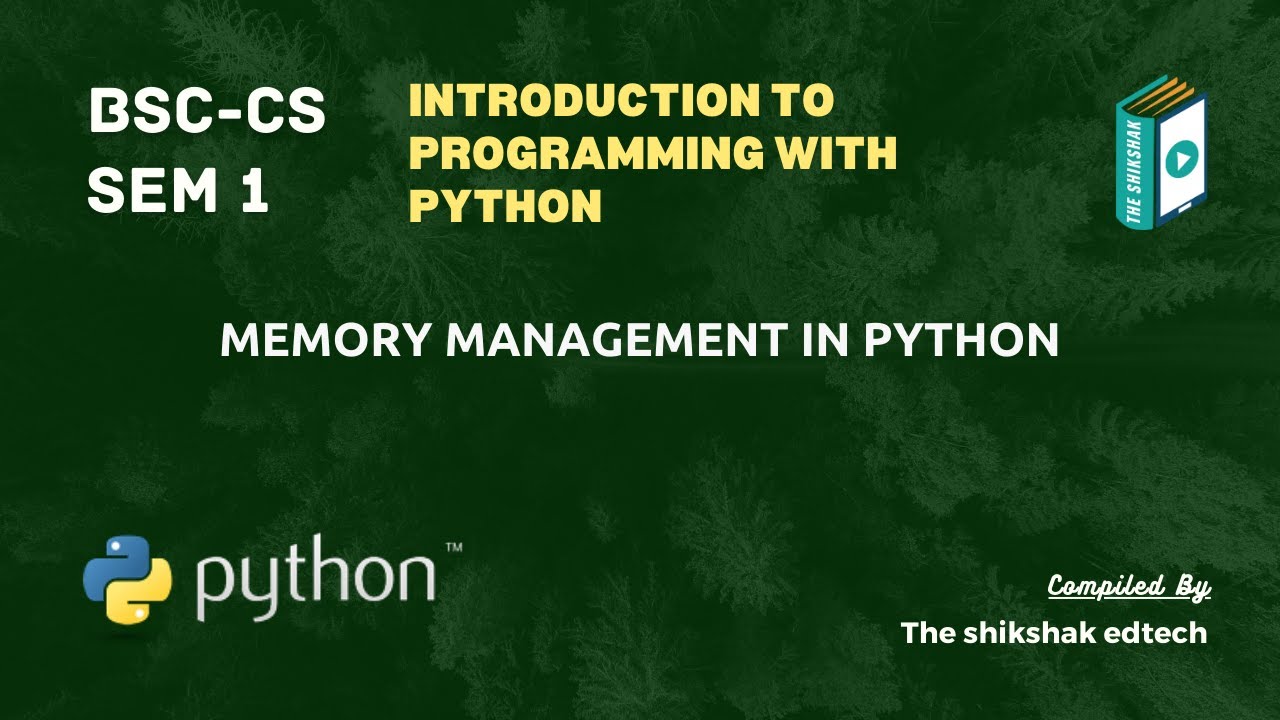 Memory Management In Python #bscit #bsccs