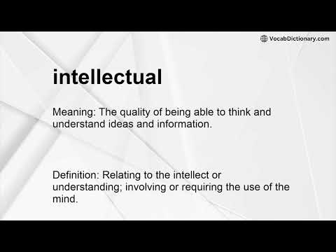 intellectual Meaning