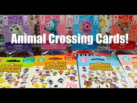 Animal Crossing Amiibo Cards Pack Opening 8 Packs of Series 1-4 ** Opening with a Special Guest! **