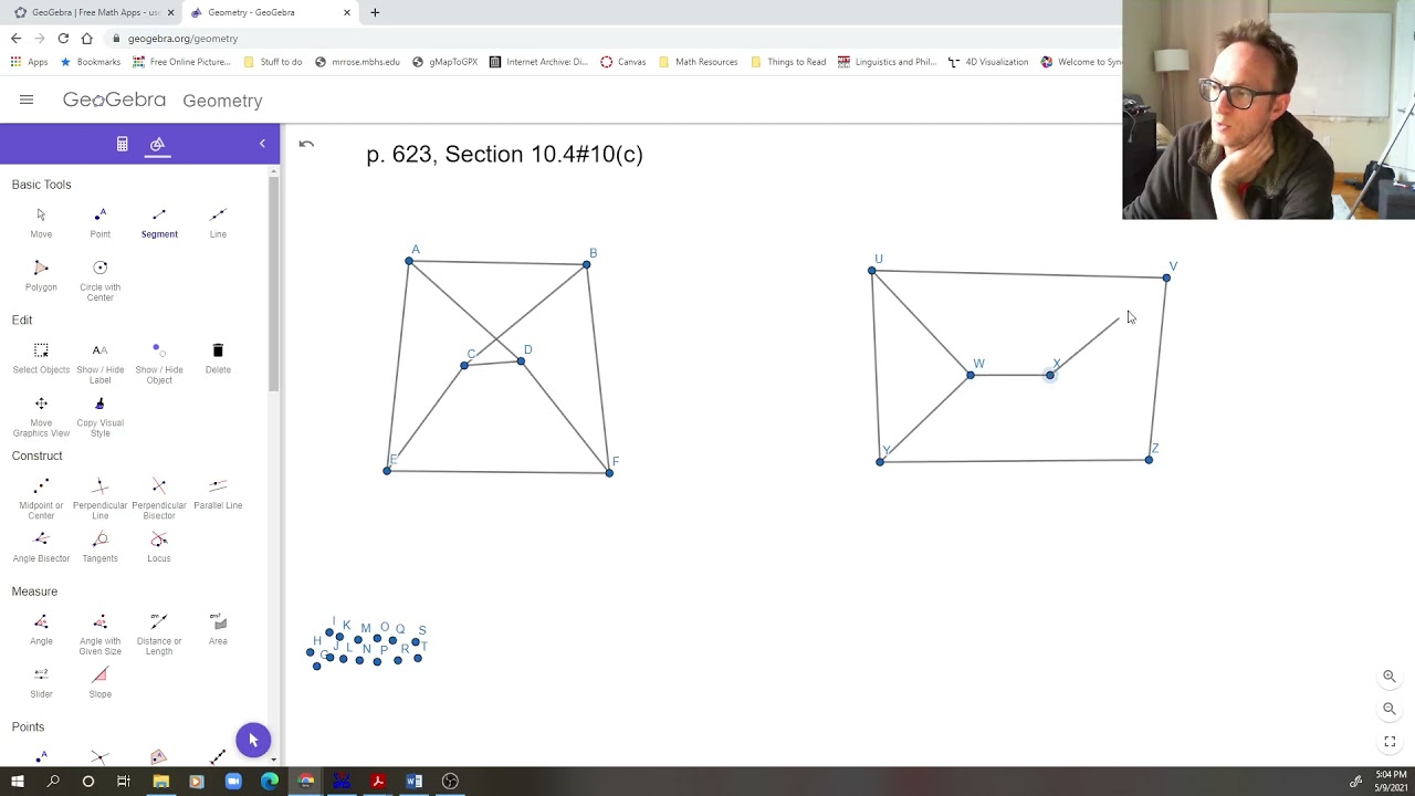 Using Geogebra to Find Graph Isomorphisms