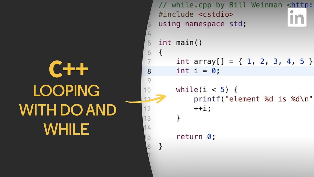 C++ Tutorial - Looping with WHILE and DO