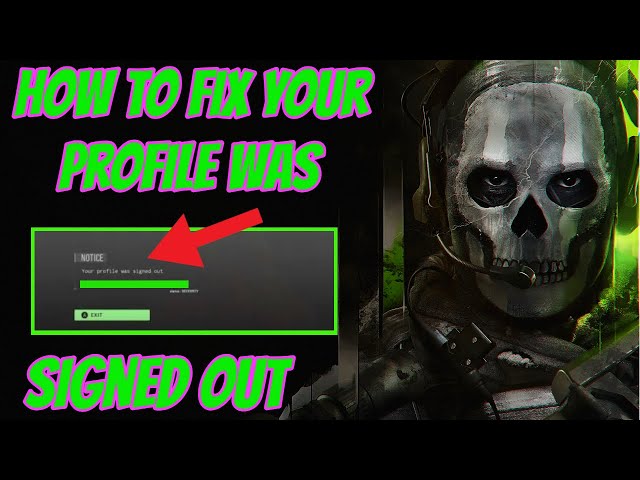 Warzone 2 "Your profile was signed out" error: How to fix, possible reasons, and more