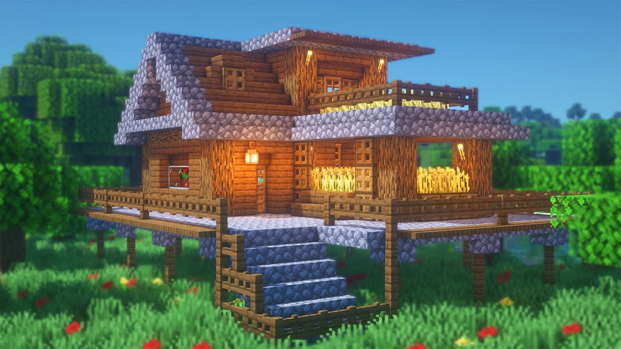 Minecraft: How to Build a Starter Base | Survival Starter Base Tutorial ...