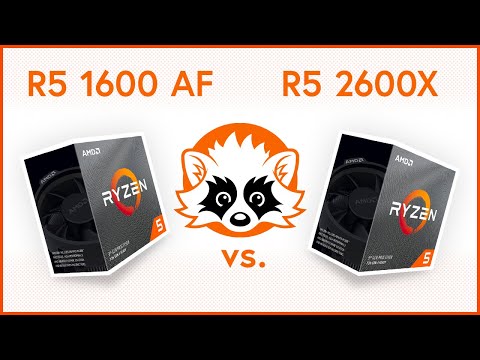 AMD R5 1600 AF vs. AMD R5 2600X Benchmarks 2020 - The Ryzen 5 comparison
