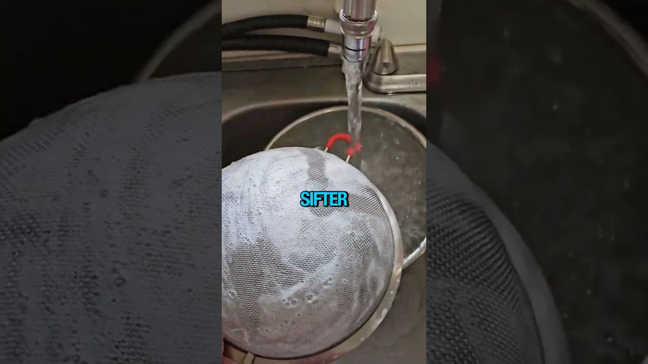 Sifter Cleaning Hack 🤯@amanda.pitts23