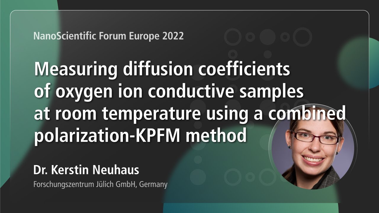 Dr. Kerstin Neuhaus | Measuring diffusion coefficients of oxygen ion conductive samples at room(...)